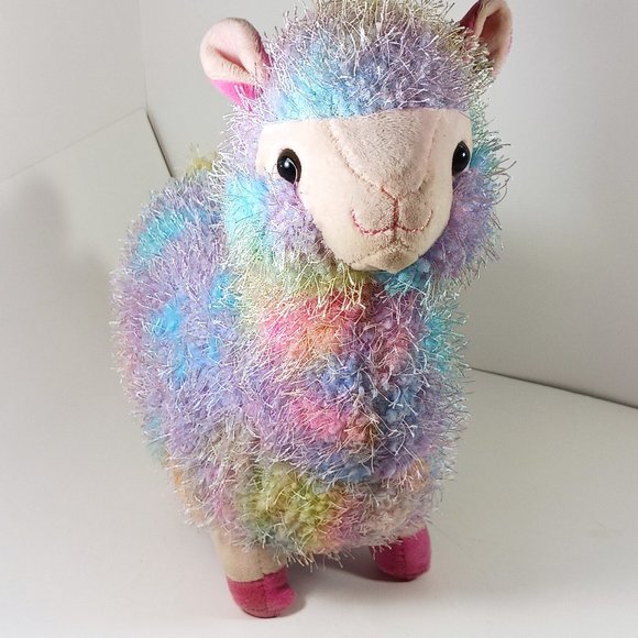 Kellytoy | Toys | Kellytoy Rainbow Llama Fuzzy Fur Standing Stuffed ...